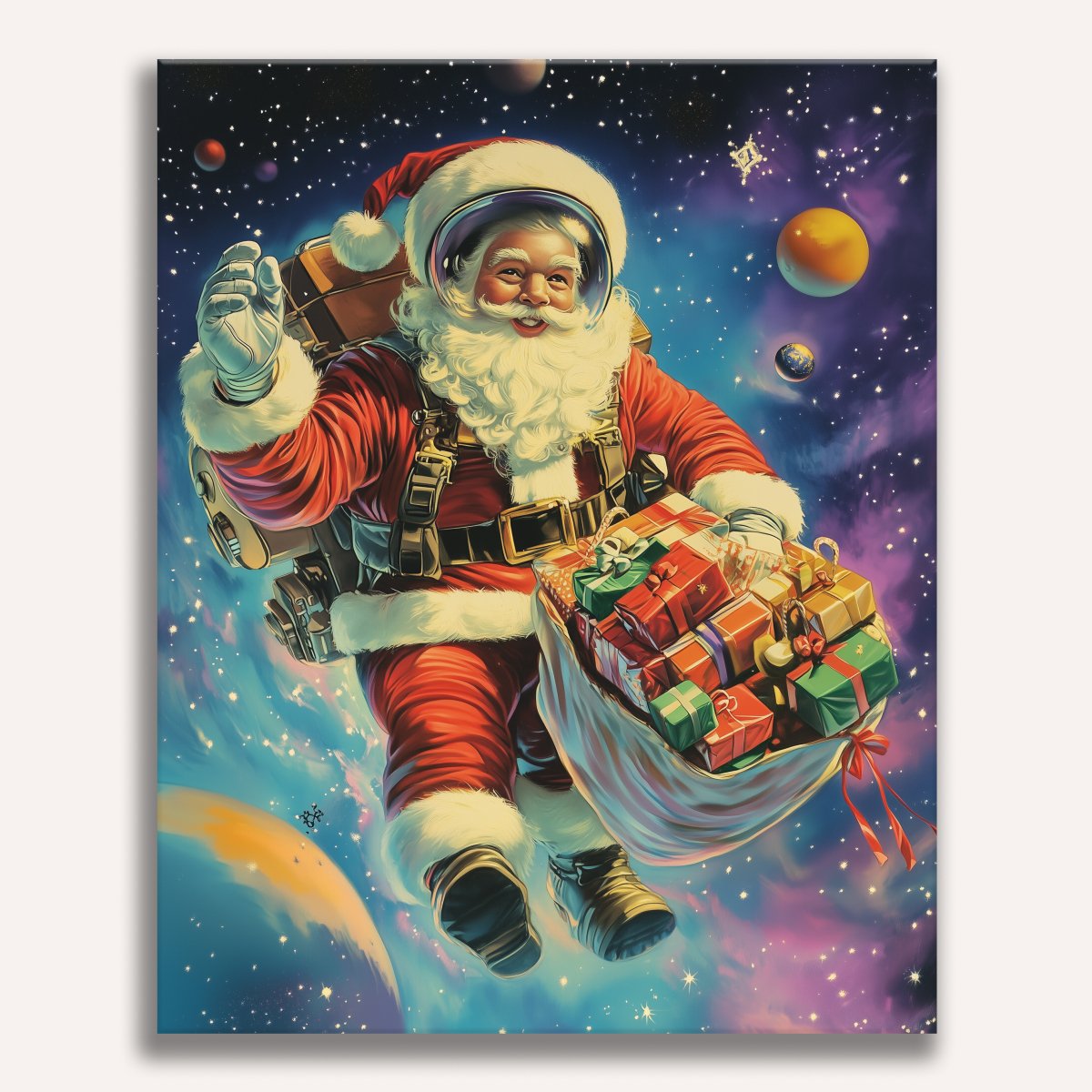 Space Santa – Australia Paint By Numbers