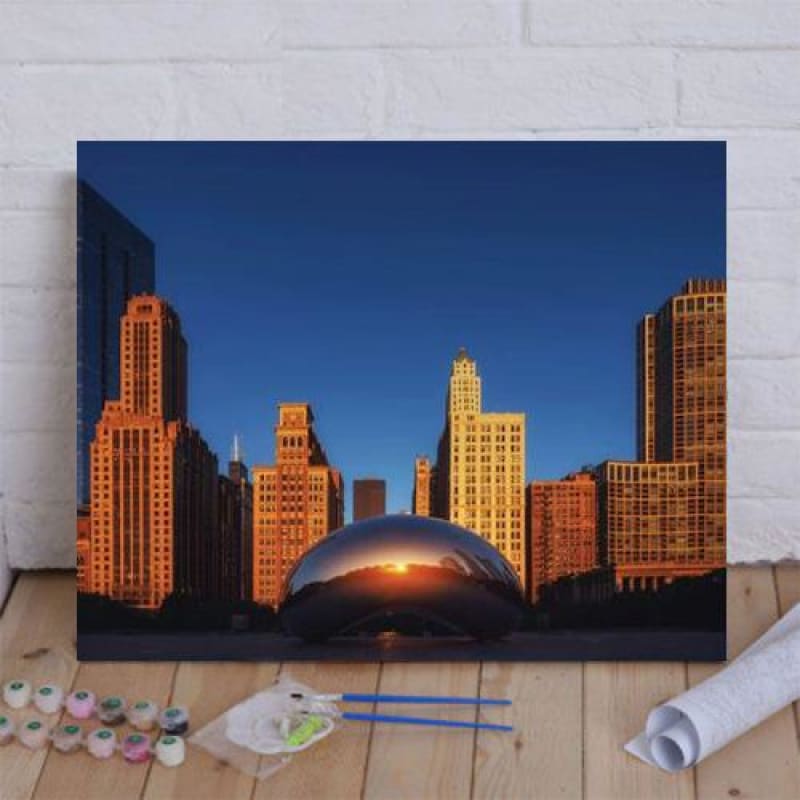 Chicago City Paint By Numbers Kit – Australia Paint By Numbers
