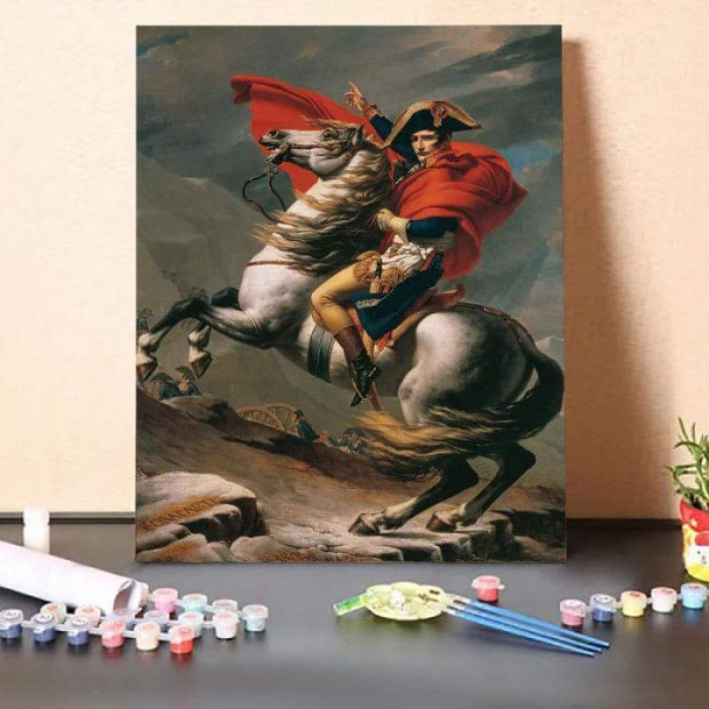 Napoleon Crossing The Alps – Paint By Numbers Kit – Australia Paint By ...