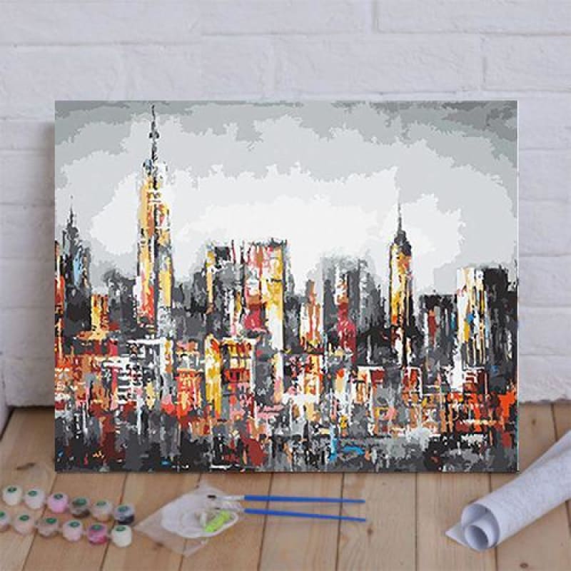 New York Skyscraper Paint By Numbers Kit – Australia Paint By Numbers