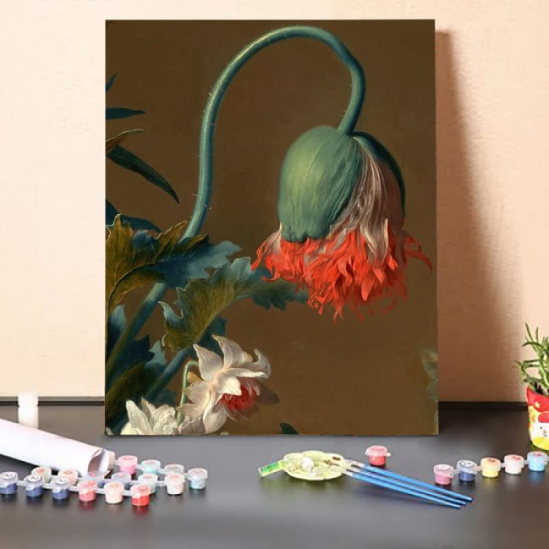 Paint by Numbers Kit-Drooping Flower – Australia Paint By Numbers