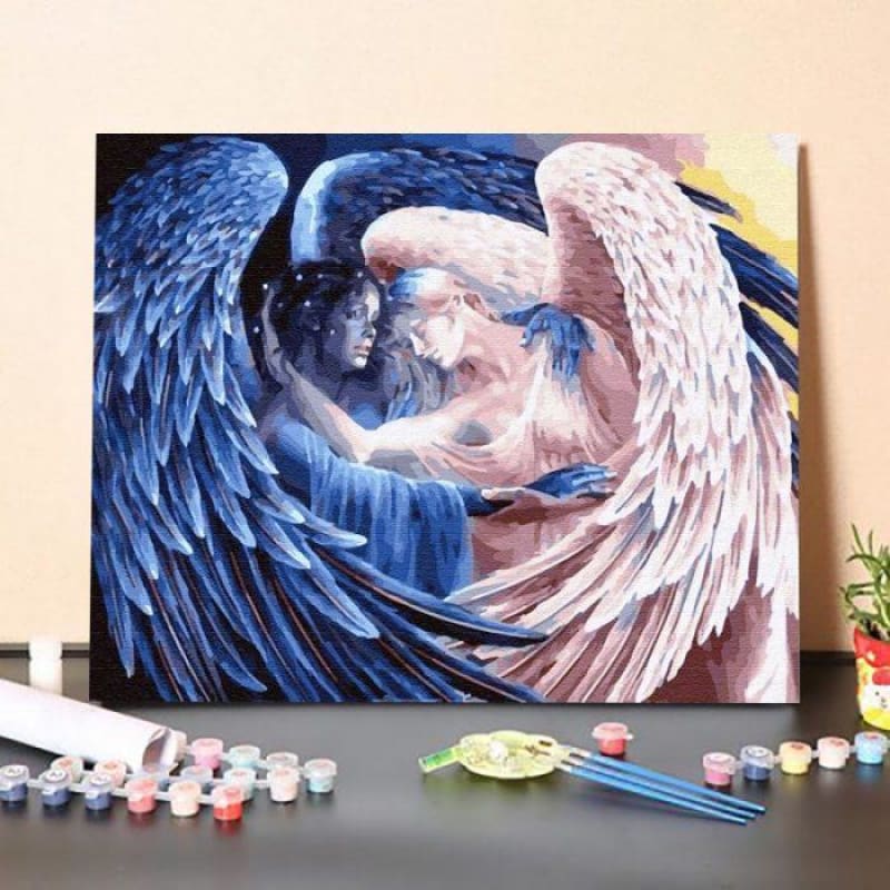 Paint by Numbers Kit-Two Angels – Australia Paint By Numbers