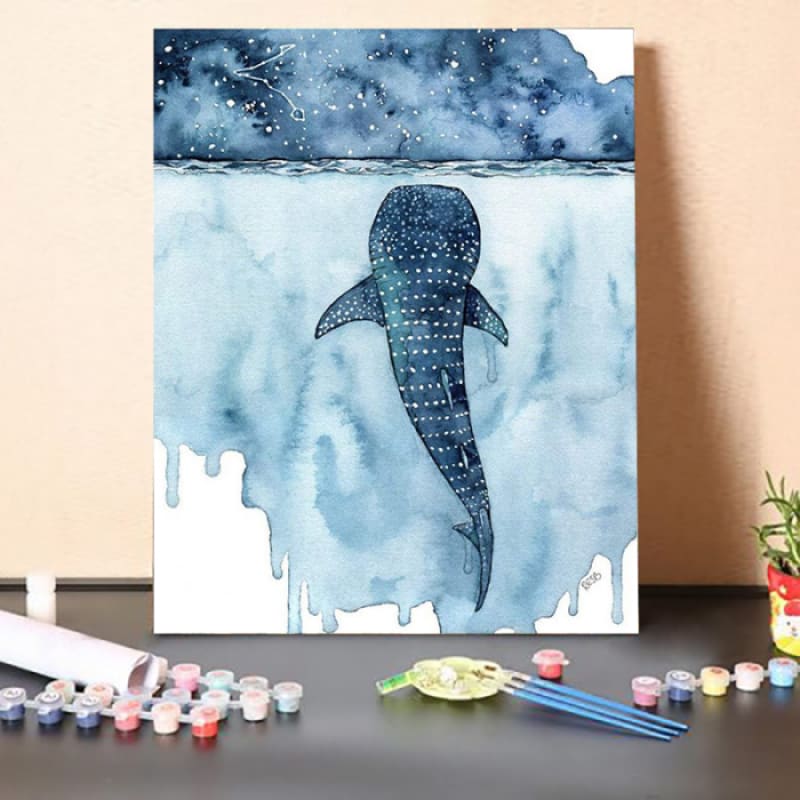 Paint By Numbers Kit – Whale Shark – Australia Paint By Numbers