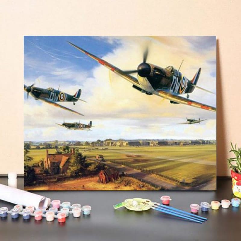 Paint By NumbersKit Aircraft Action – Australia Paint By Numbers