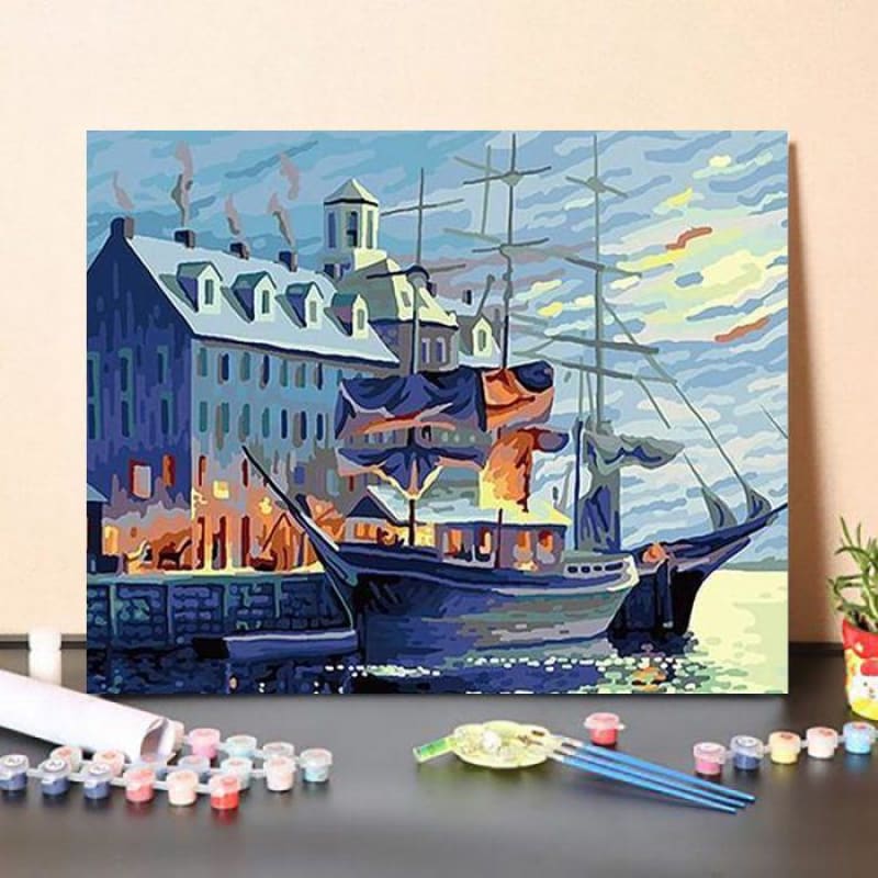 Paint By NumbersKit Dock Painting – Australia Paint By Numbers